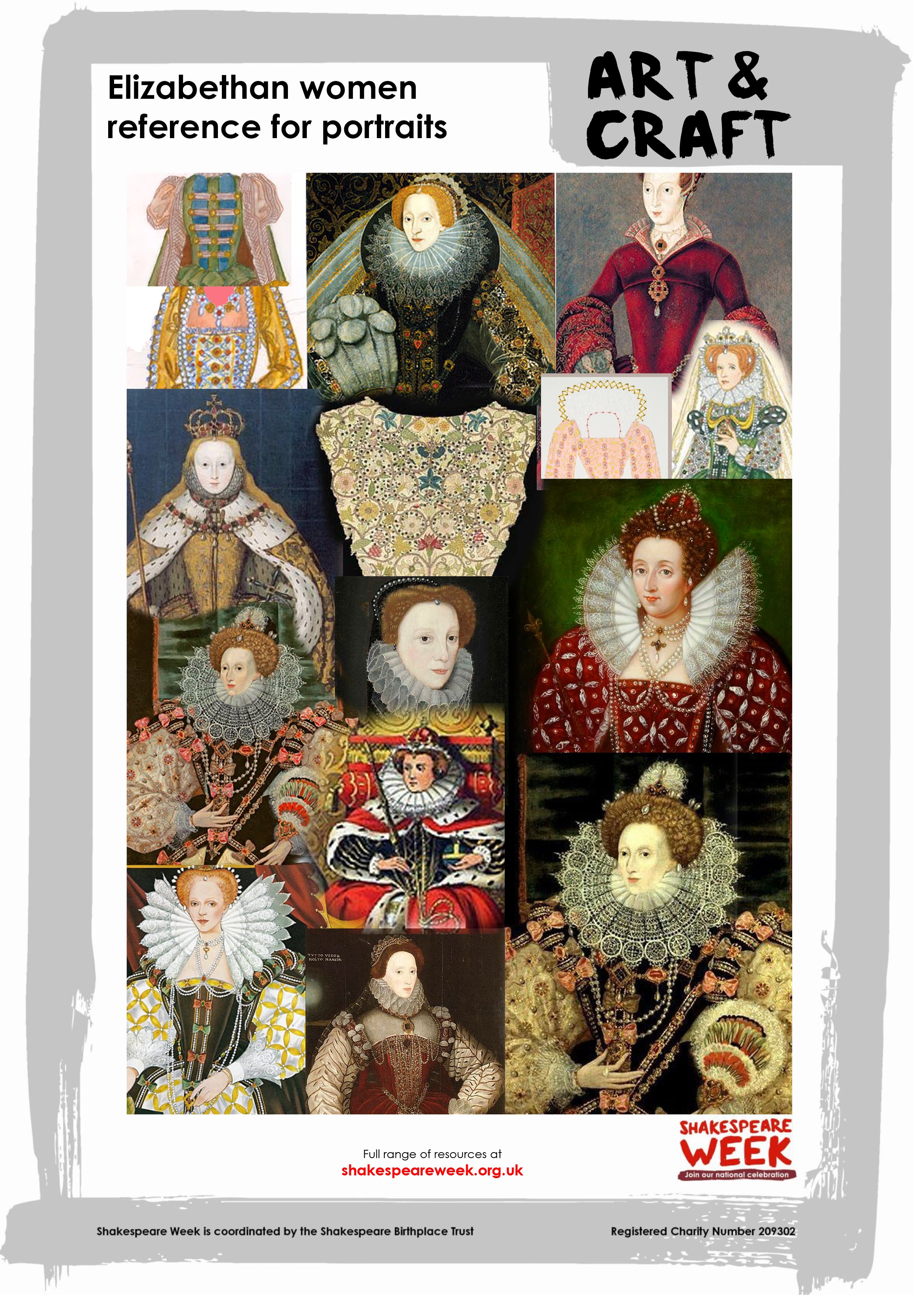 Elizabethan women reference for portraits