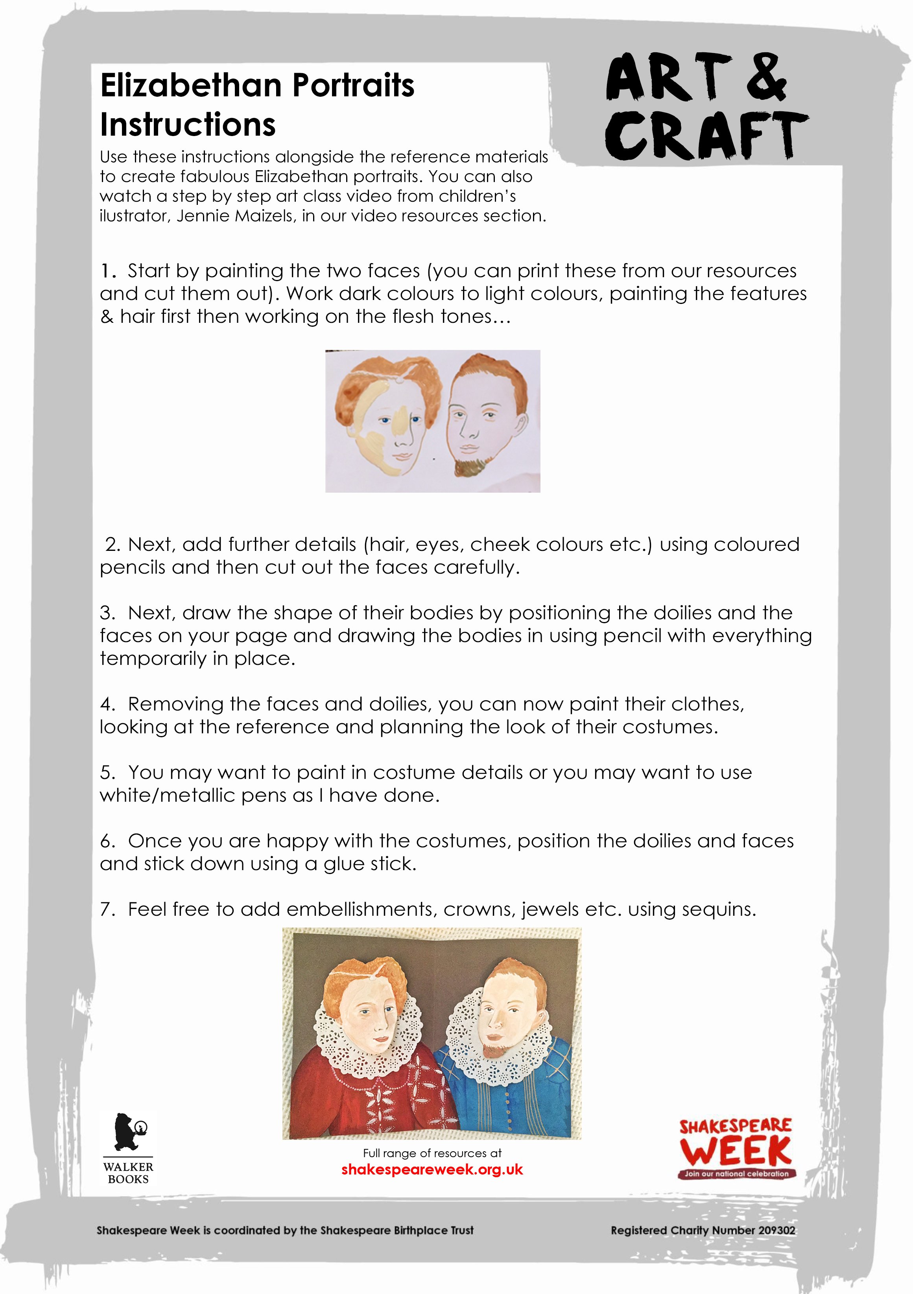 Create an Elizabethan portrait