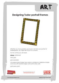 Designing Tudor portrait frames