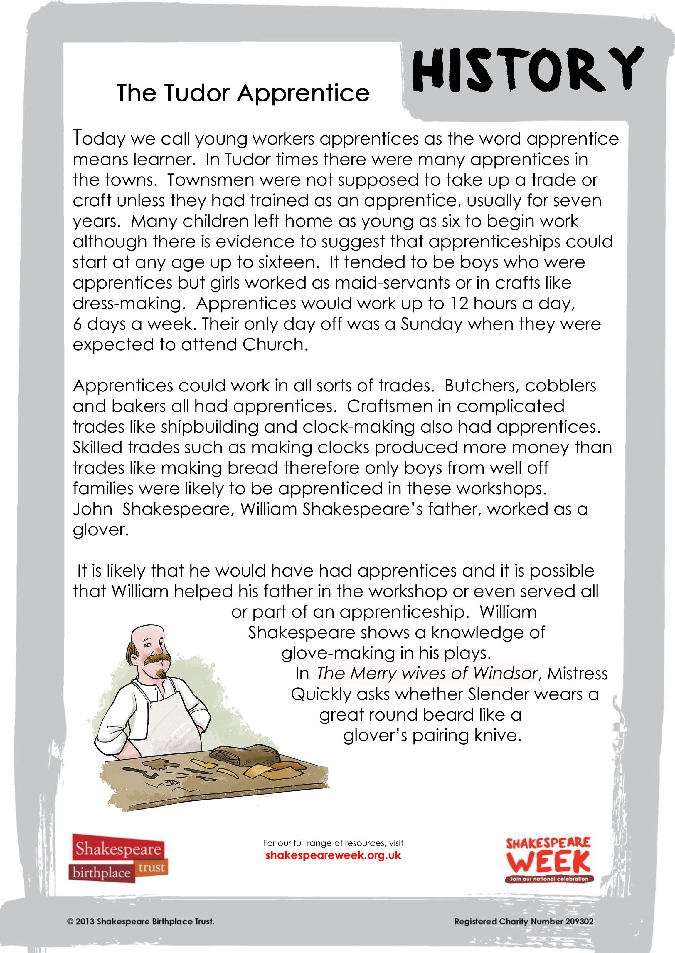 The Tudor Apprentice