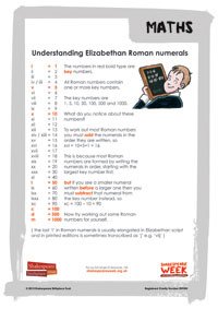 Understanding Elizabethan Roman numerals