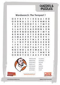 Wordsearch: The Tempest