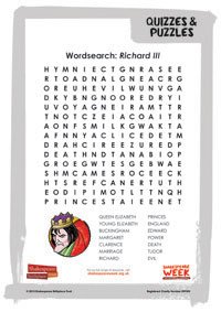 Wordsearch: Richard III