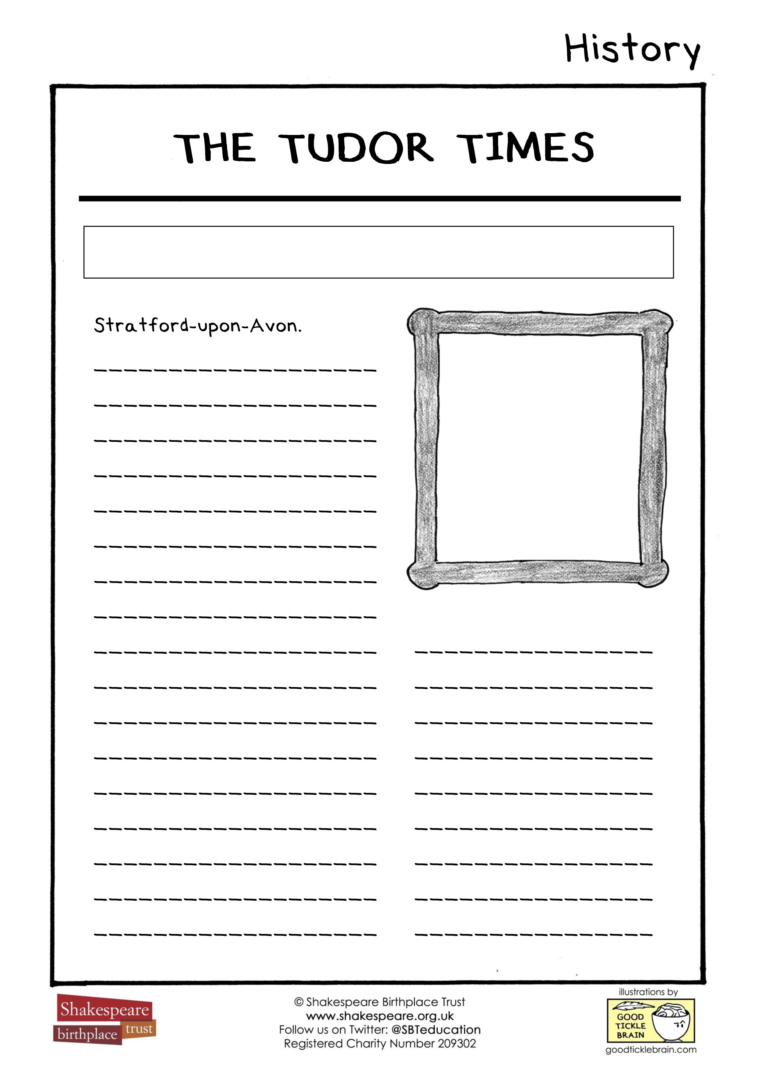 Shakespeare’s Family Tudor Journalist Template